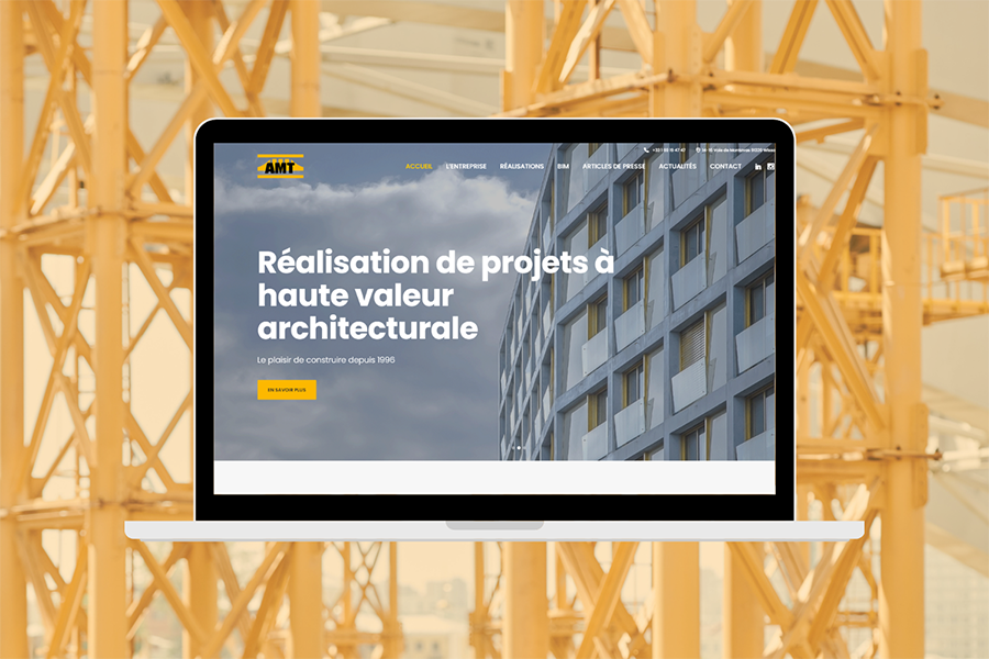 Site vitrine : AMT | Alez PC Agence Web